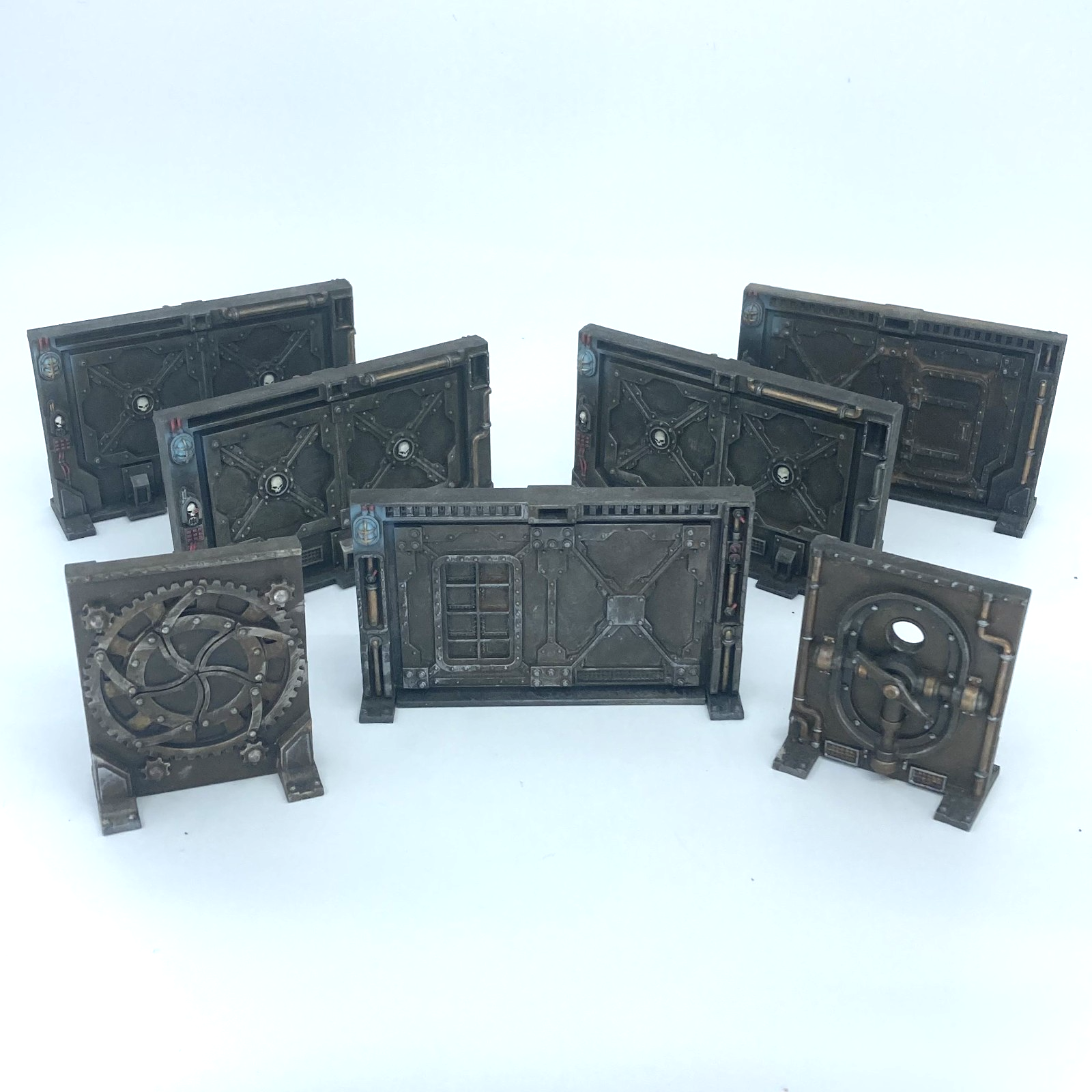 Necromunda Walls & Doors - Scenery & Terrain - Painted Warhammer 40k G