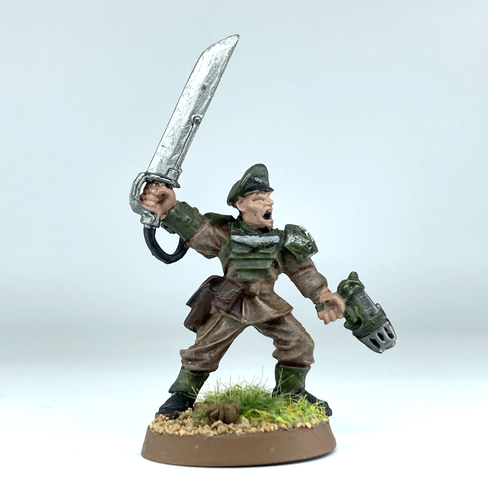 Cadian Sergeant - Imperial Guard - Warhammer 40K GW Classic Metal X110