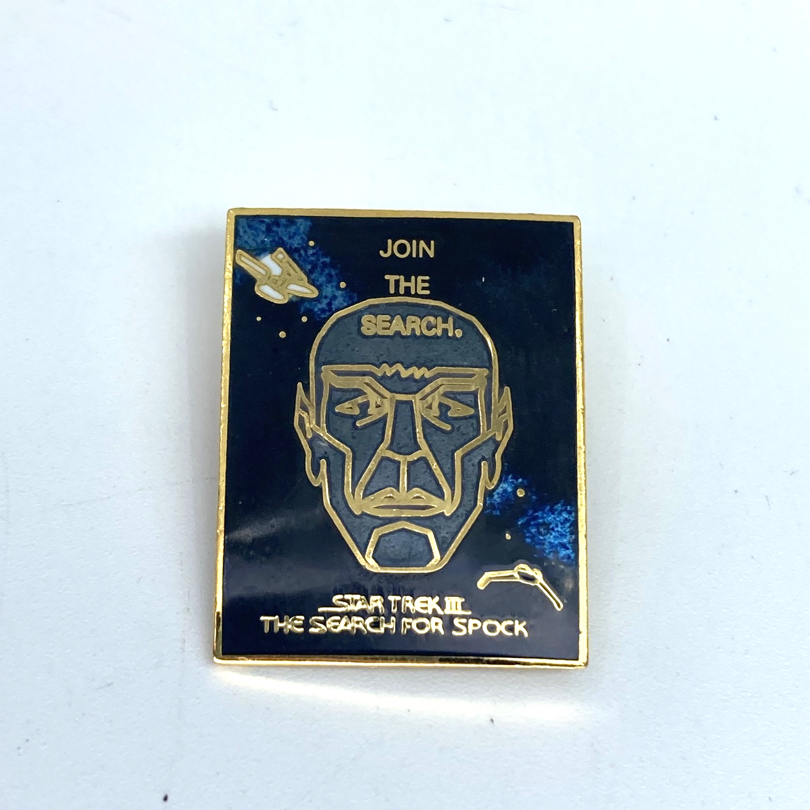 Star Trek Search For Spock Metal Pin Badge - Star Trek Collectables X1