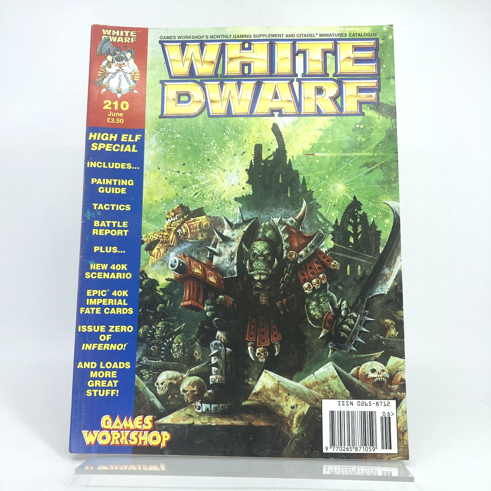 White Dwarf 210 Magazine Games Workshop Warhammer Fantasy 40,000 40K M