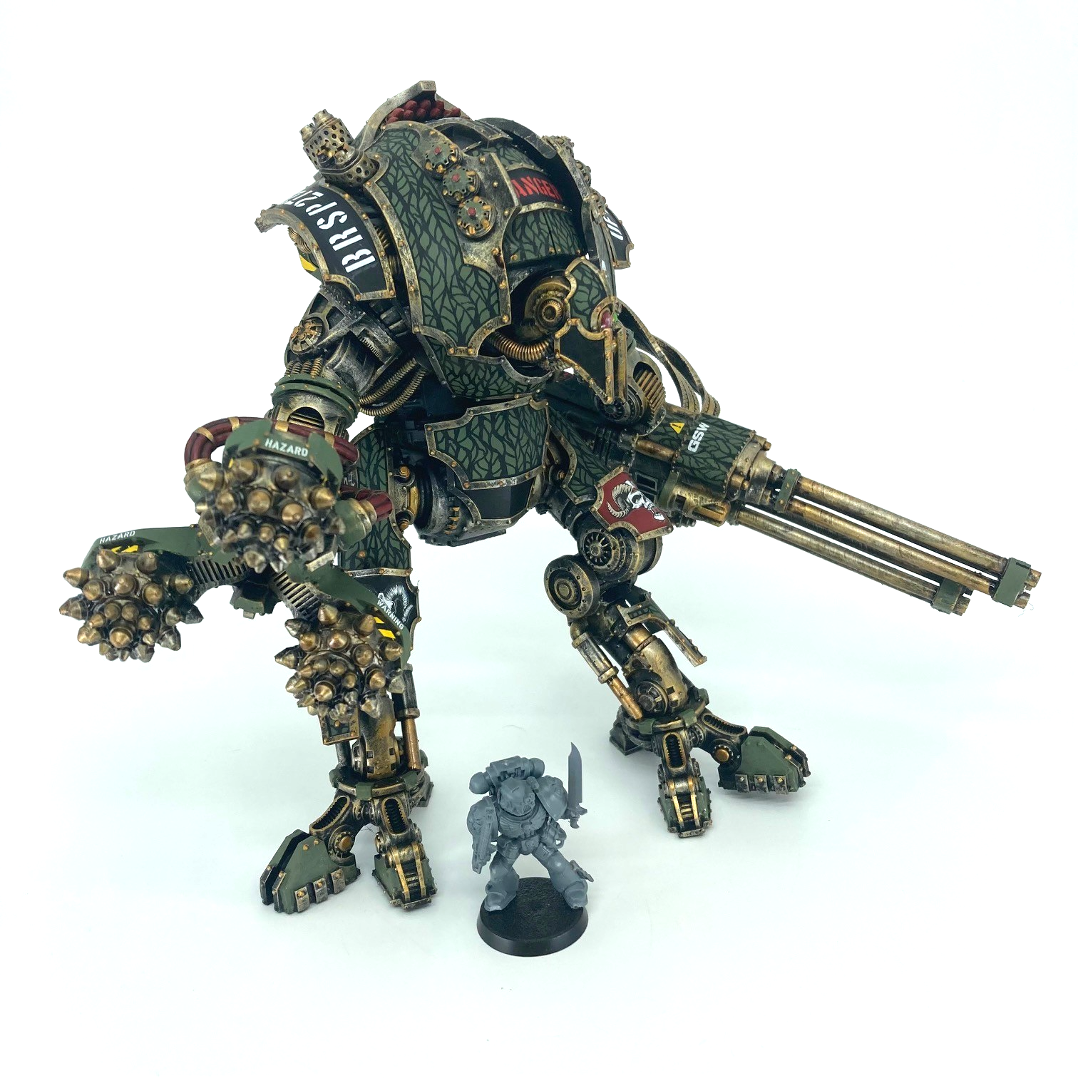 Large Robotic Titan Knight - Painted Model Miniature (2)