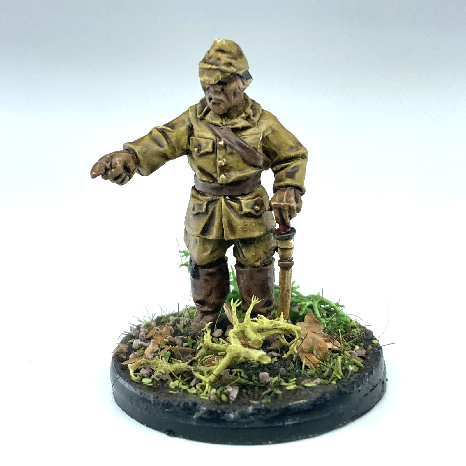 Imperial Japanese Commander - Painted - Bolt Action Warlord Games Meta