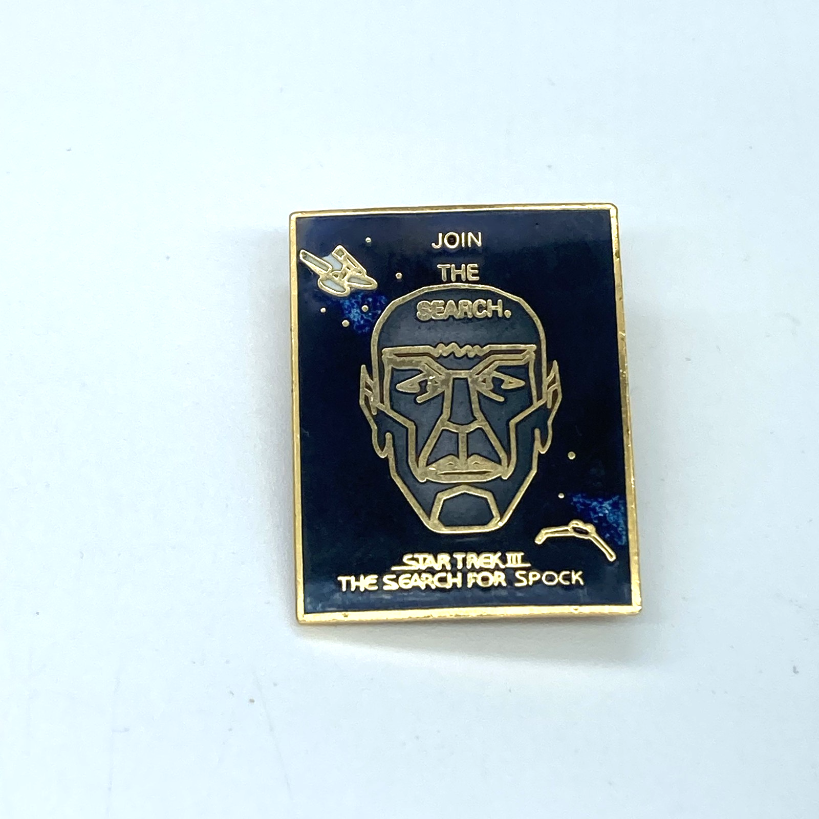 Star Trek The Search For Spock Metal Pin Badge - Star Trek Collectable