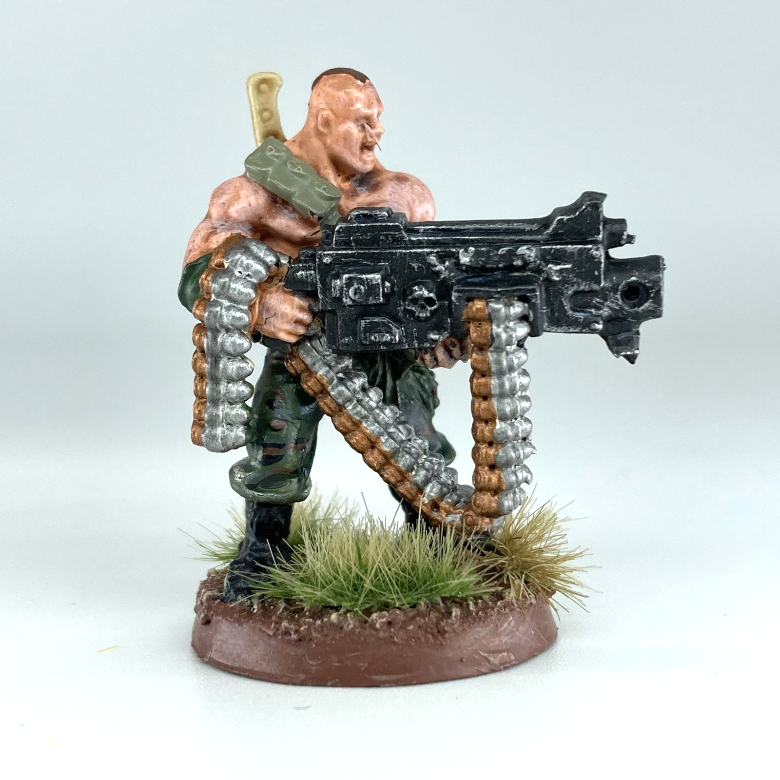 Catachan Sgt Harker - Astra Militarum - Warhammer 40K GW Metal - X6277
