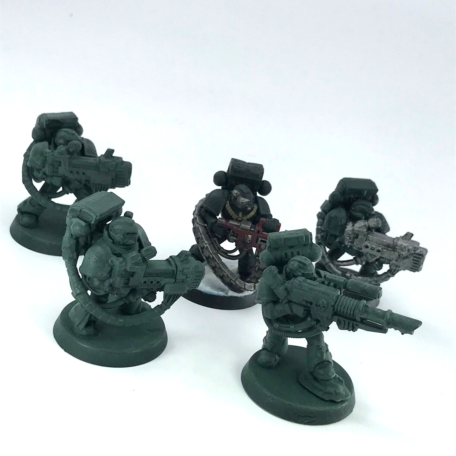 Dark Angels Devastator Squad Space Marines - Warhammer 40K Painted C67