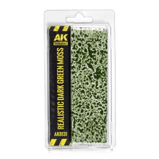 Realistic Dark Green Moss - AK Interactive Diorama Model Basing - Bran