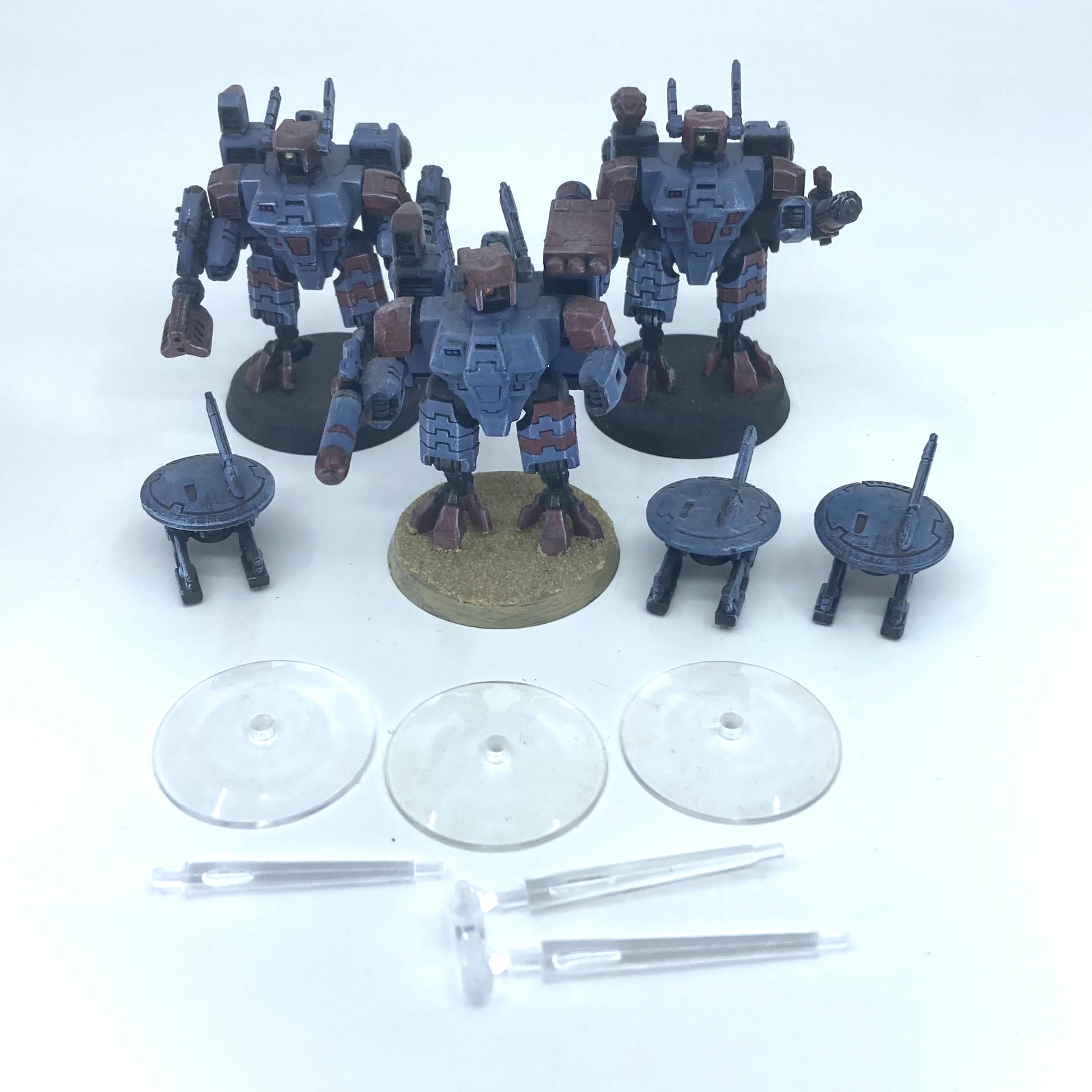 XV8 Crisis Battlesuits - Tau Empire - Warhammer 40k GW Part Metal C272