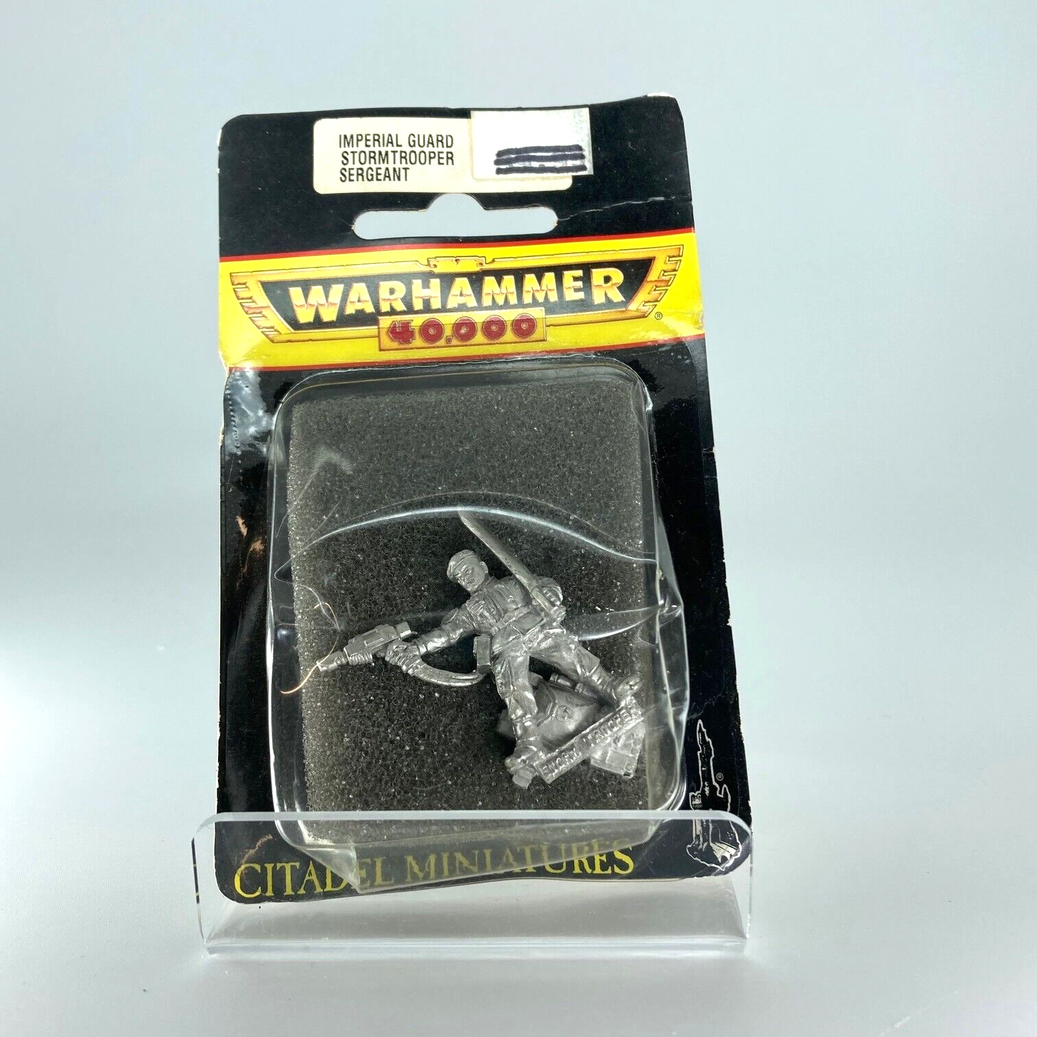 Stormtrooper Sergeant - Imperial Guard - Blister - Warhammer 40K Metal