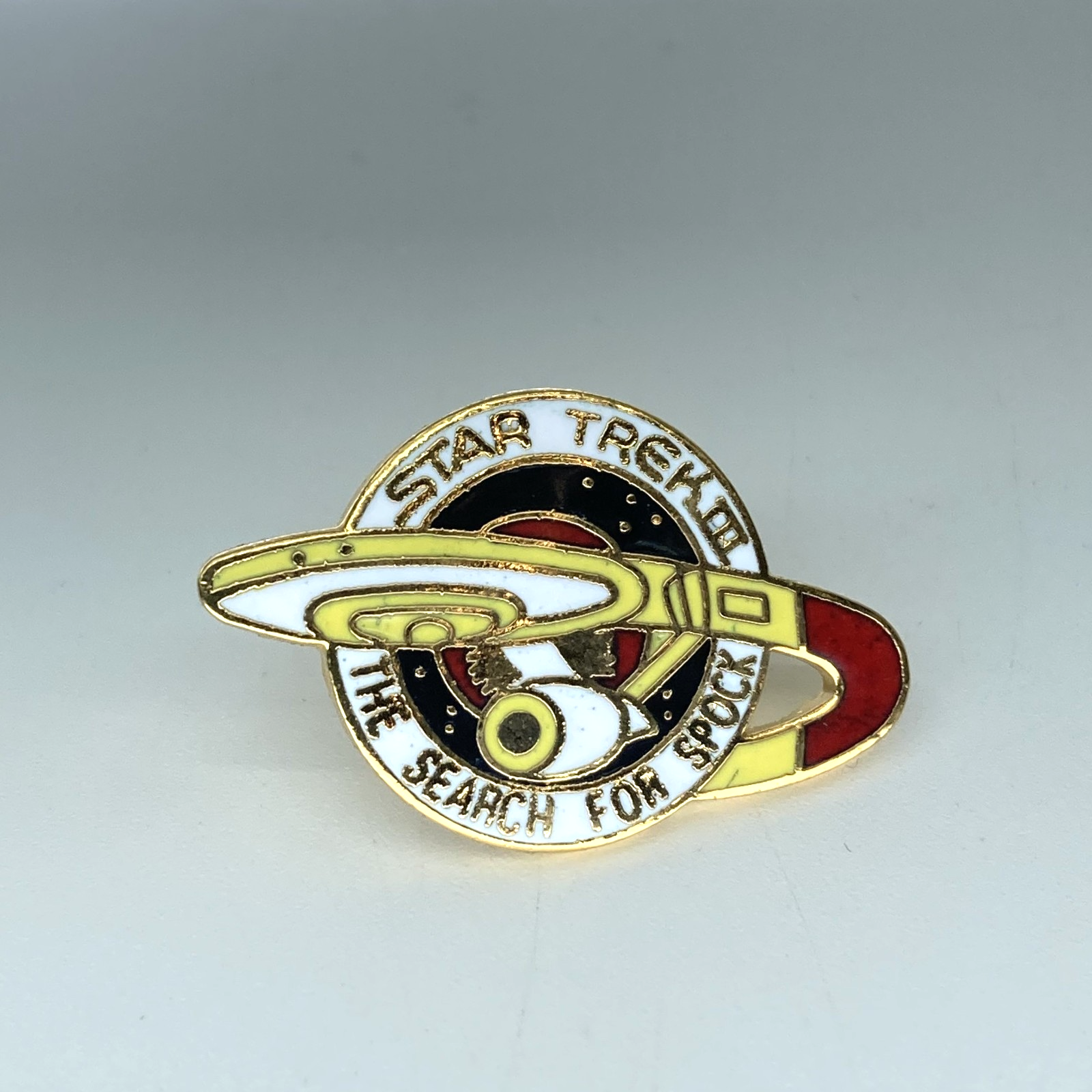 Star Trek Search For Spock Metal Pin Badge - Star Trek Collectables X1