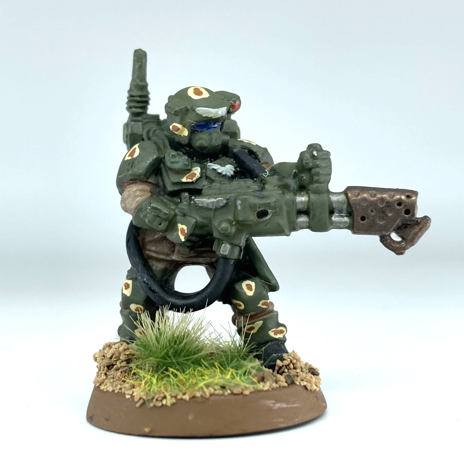 Kasrkin With Flamer - Imperial Guard - Warhammer 40K Classic Metal X16
