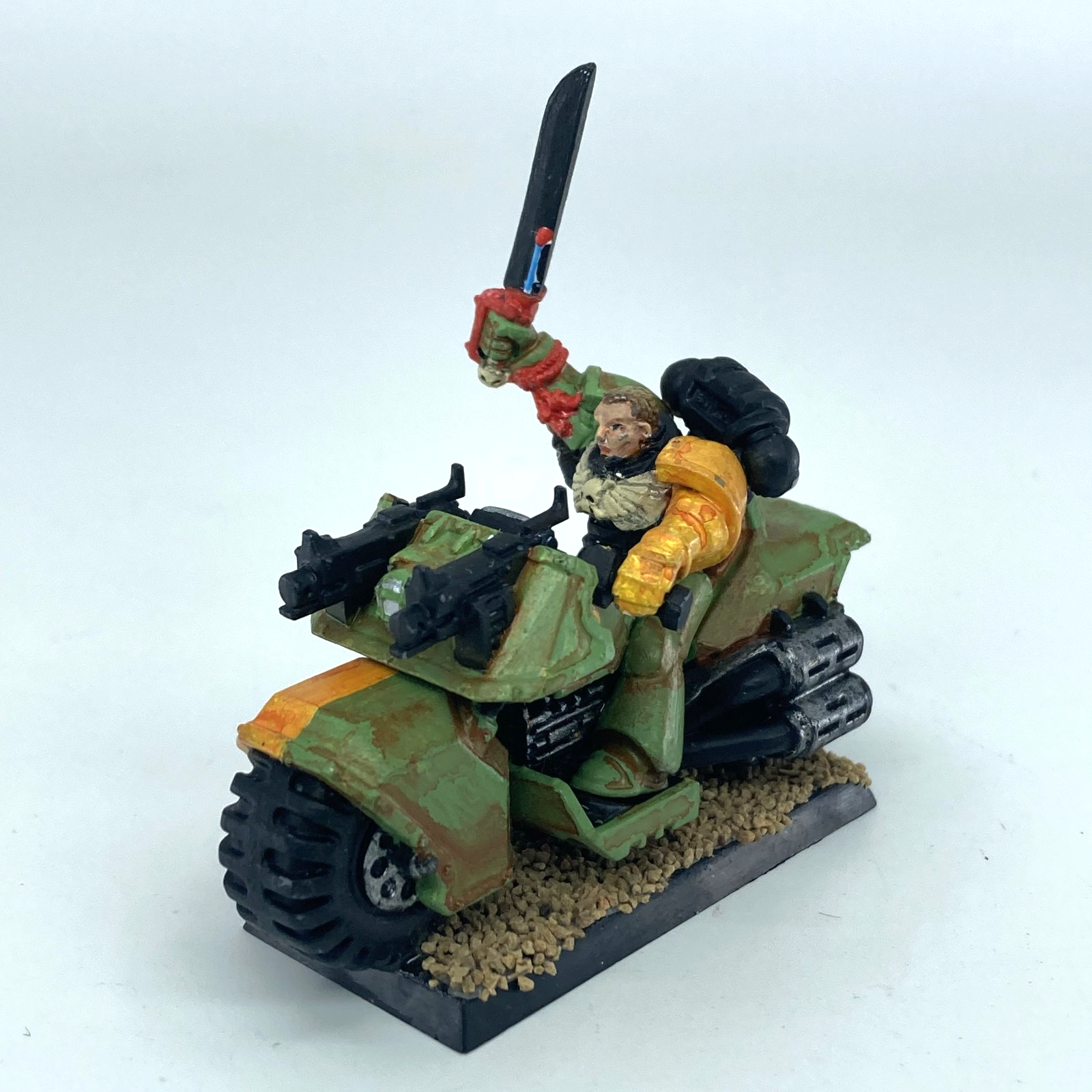 Attack Bike Sergeant - Space Marines - Warhammer 40K GW Part Metal C76