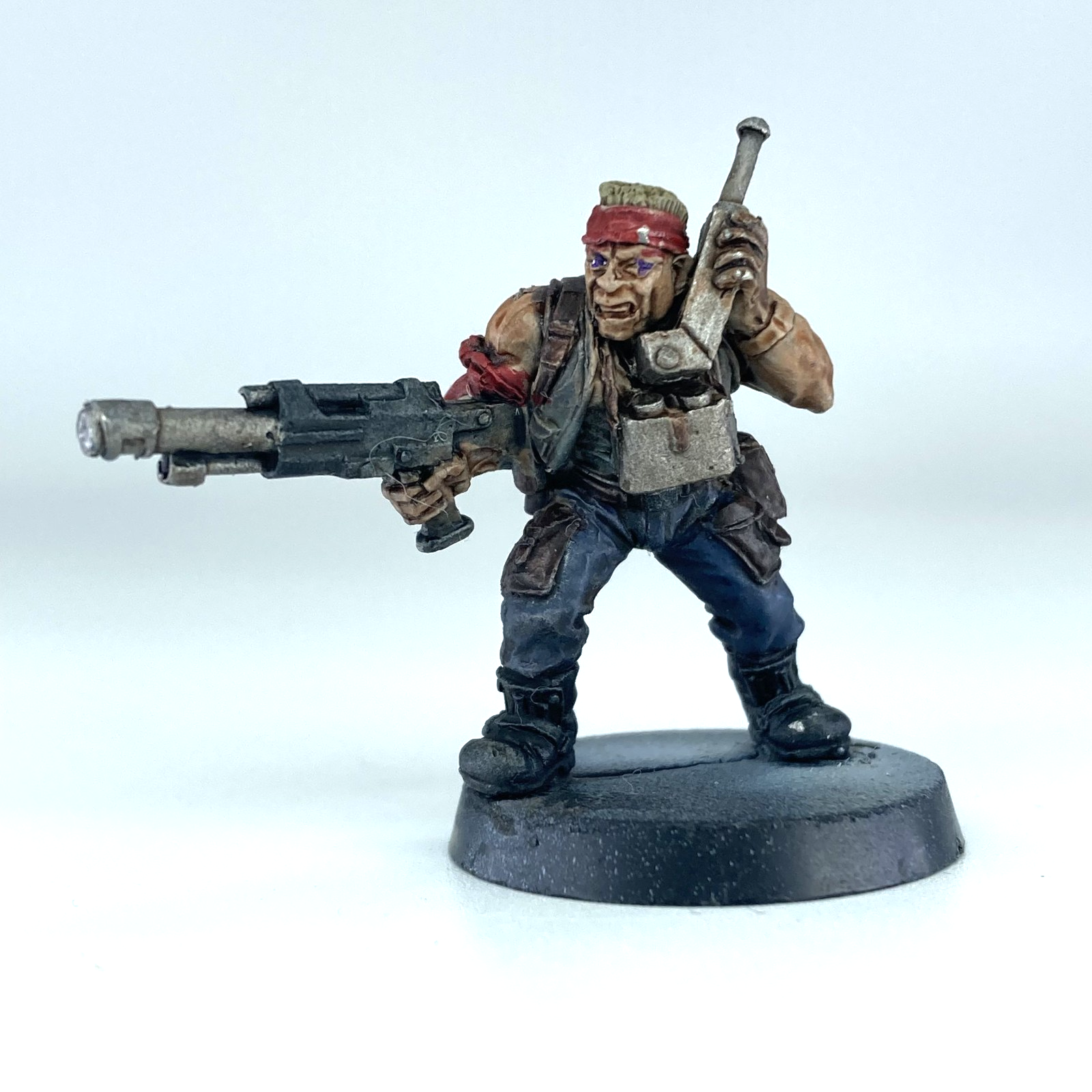 Catachan Vox Officer - Imperial Guard - Painted Warhammer 40K GW Metal