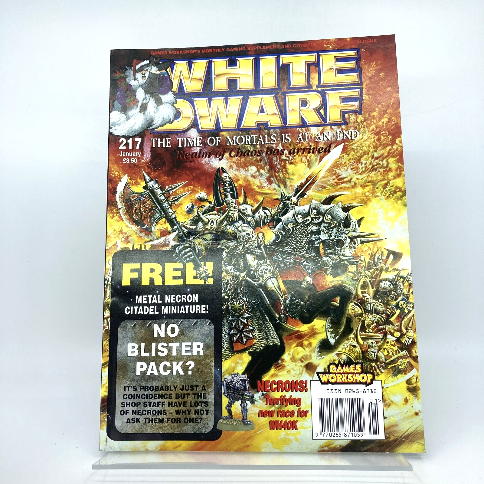 White Dwarf 217 Magazine Games Workshop Warhammer Fantasy 40,000 40K M