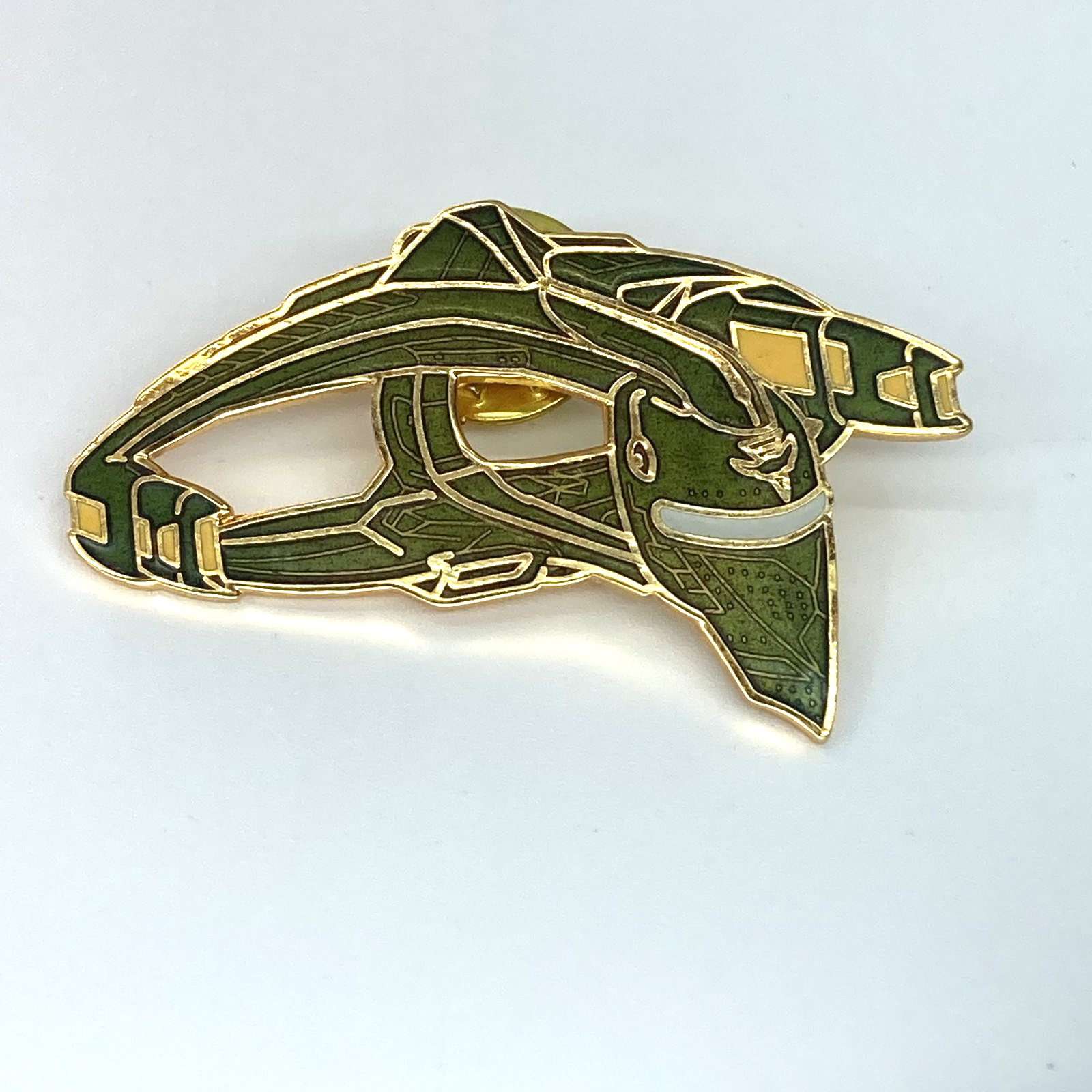 Star Trek Romulan Warbird Metal Pin Badge - Star Trek Collectables X19