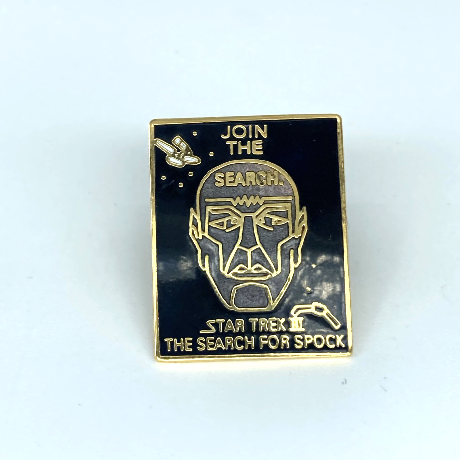 Star Trek Search For Spock Metal Pin Badge - Star Trek Collectables X1