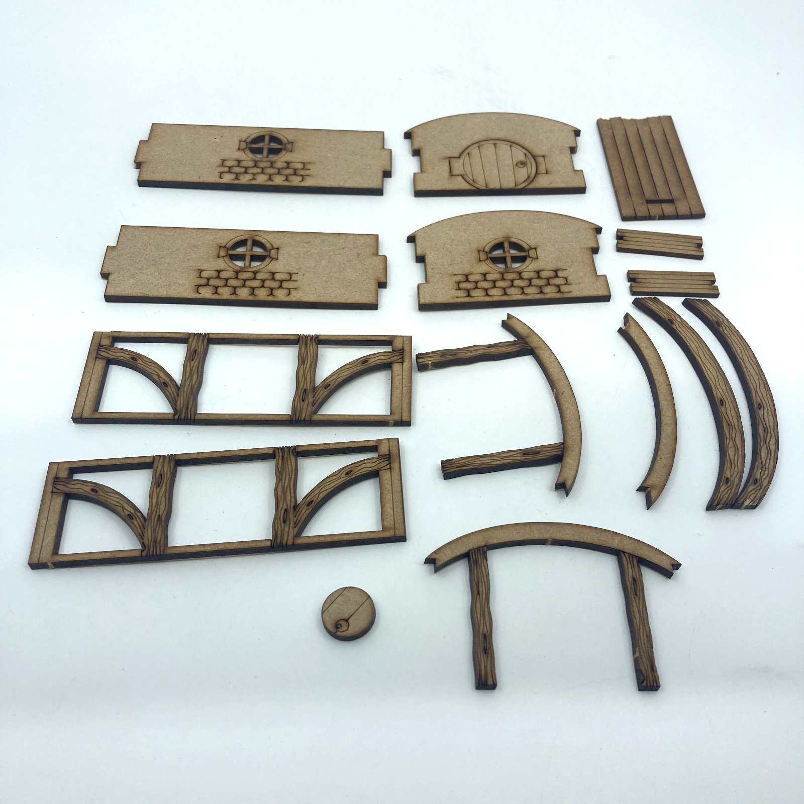 Fantasy Hobbit Hole - MDF Scenery & Terrain - 28mm Scale Wargaming C78