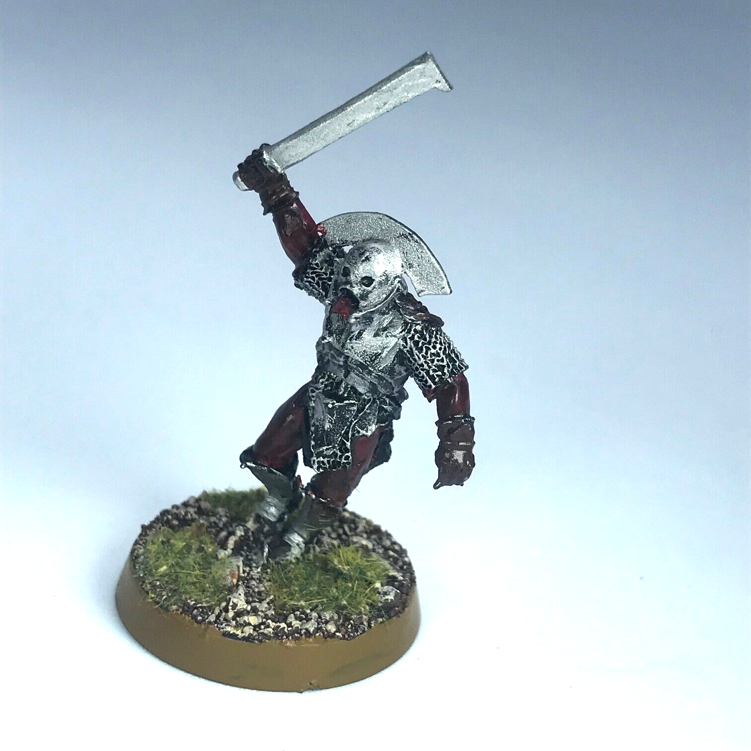 Metal Uruk Hai Captain LOTR - Painted - Warhammer / Lord of the Rings ...
