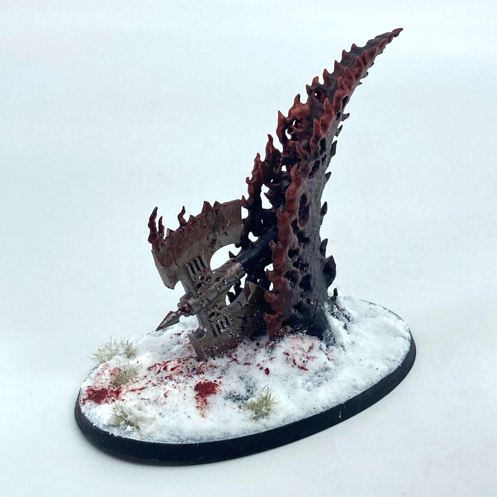 Khorne Wrath-Axe - Endless Spell - Painted Warhammer Age of Sigmar GW