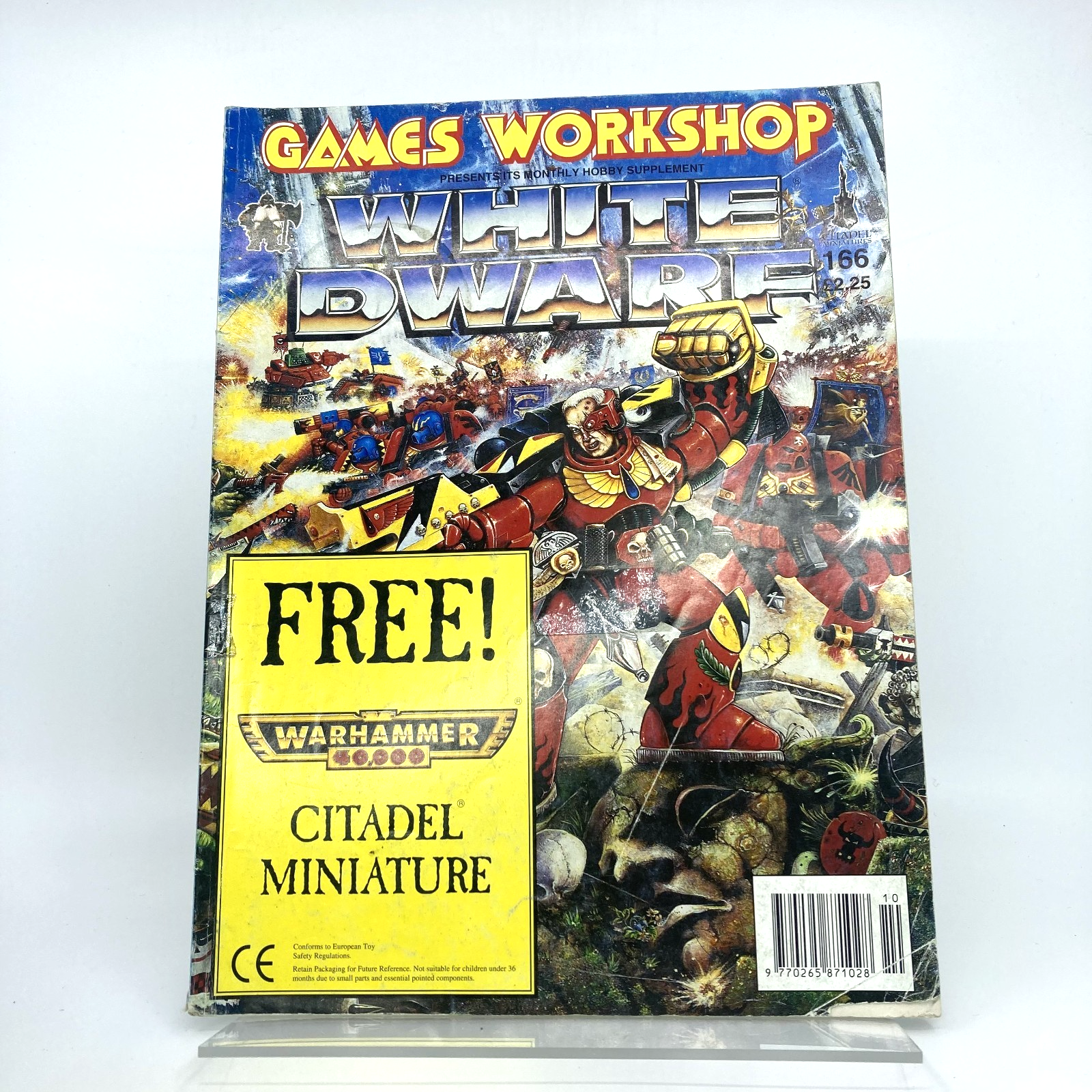 White Dwarf 166 Magazine Games Workshop Warhammer Fantasy 40,000 40K M