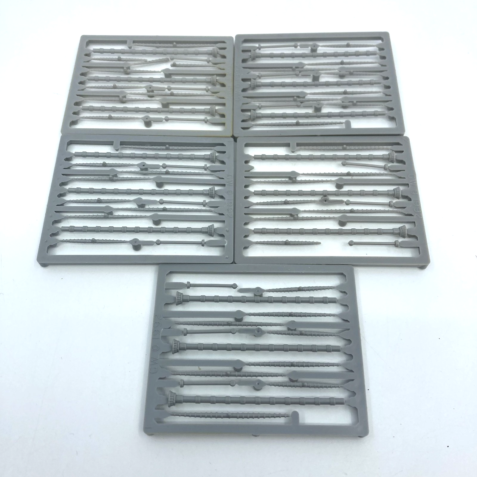 Man O'War Ships Masts On Sprue - Warhammer Man O' War Games Workshop C