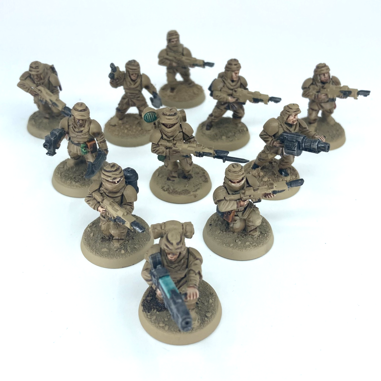 Imperial Guard Troopers - Astra Militarum - Kitbash Warhammer 40K GW C