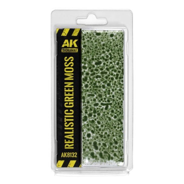 Realistic Green Moss - AK Interactive Diorama Model Basing - Brand New
