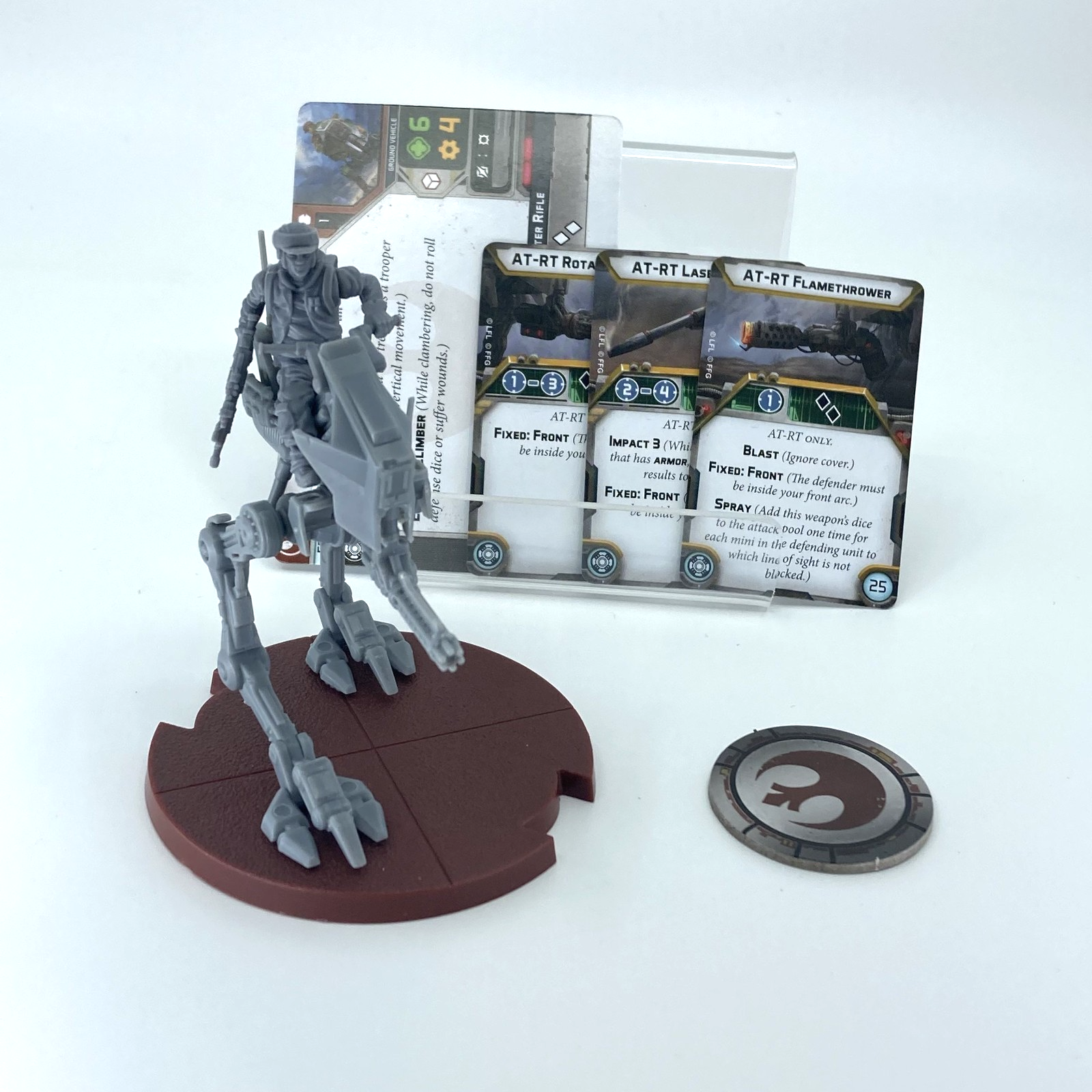 Rebel Trooper AT-RT & Cards - Rebel Alliance - Star Wars Legion C4731