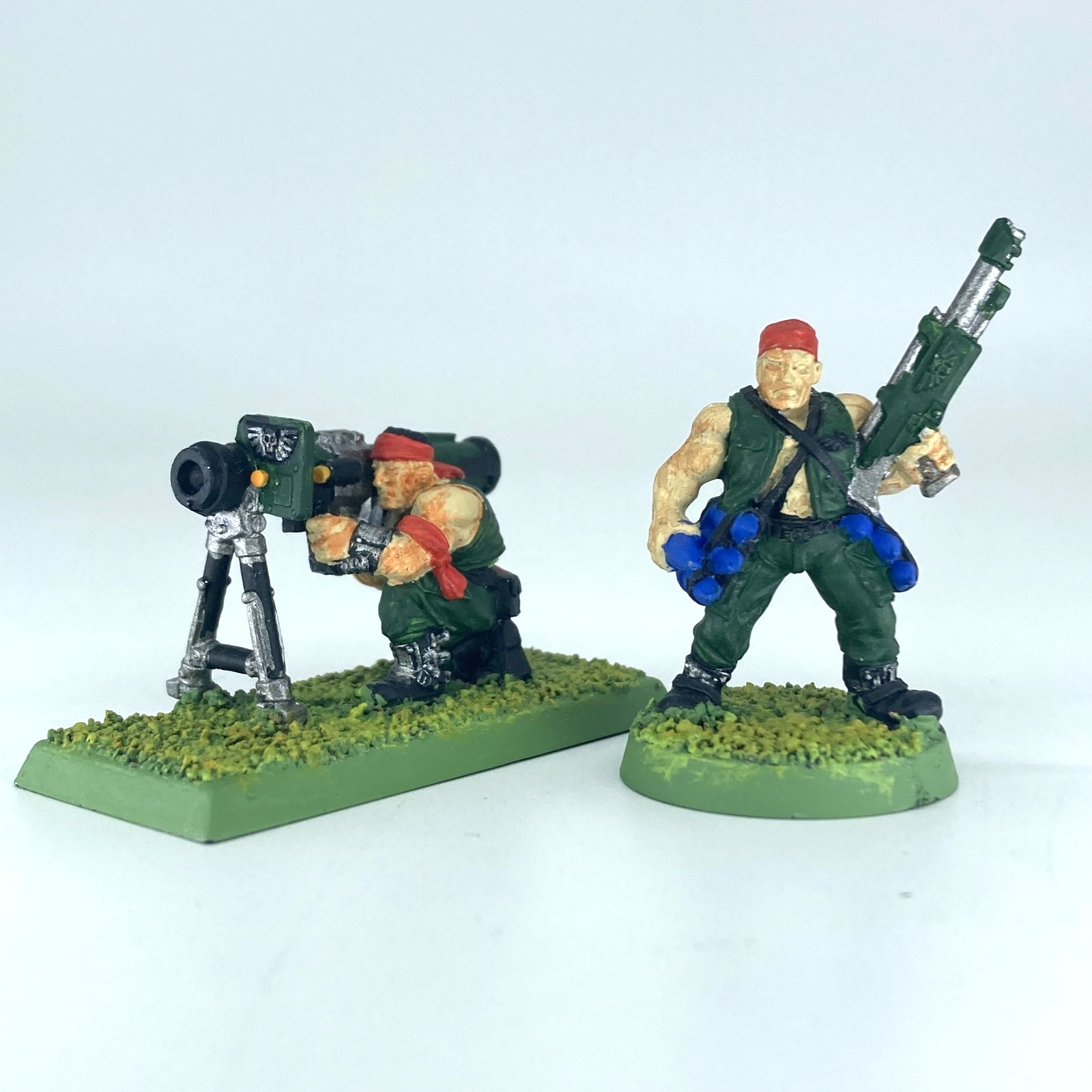 Catachan Anti-tank Team - Imperial Guard - Warhammer 40k Classic Metal