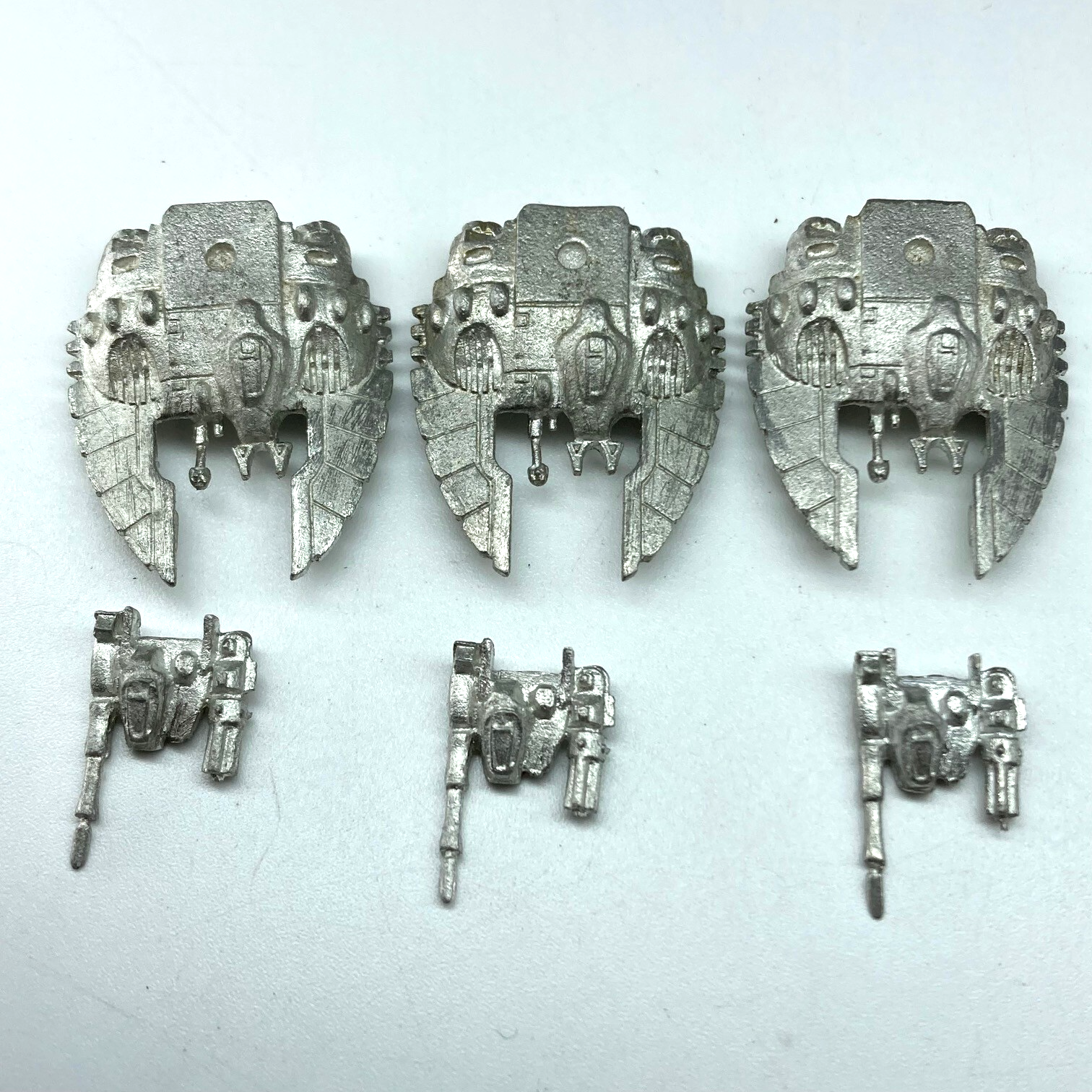 Epic Eldar Grav Falcon Tanks - Warhammer Epic Armageddon Citadel Metal