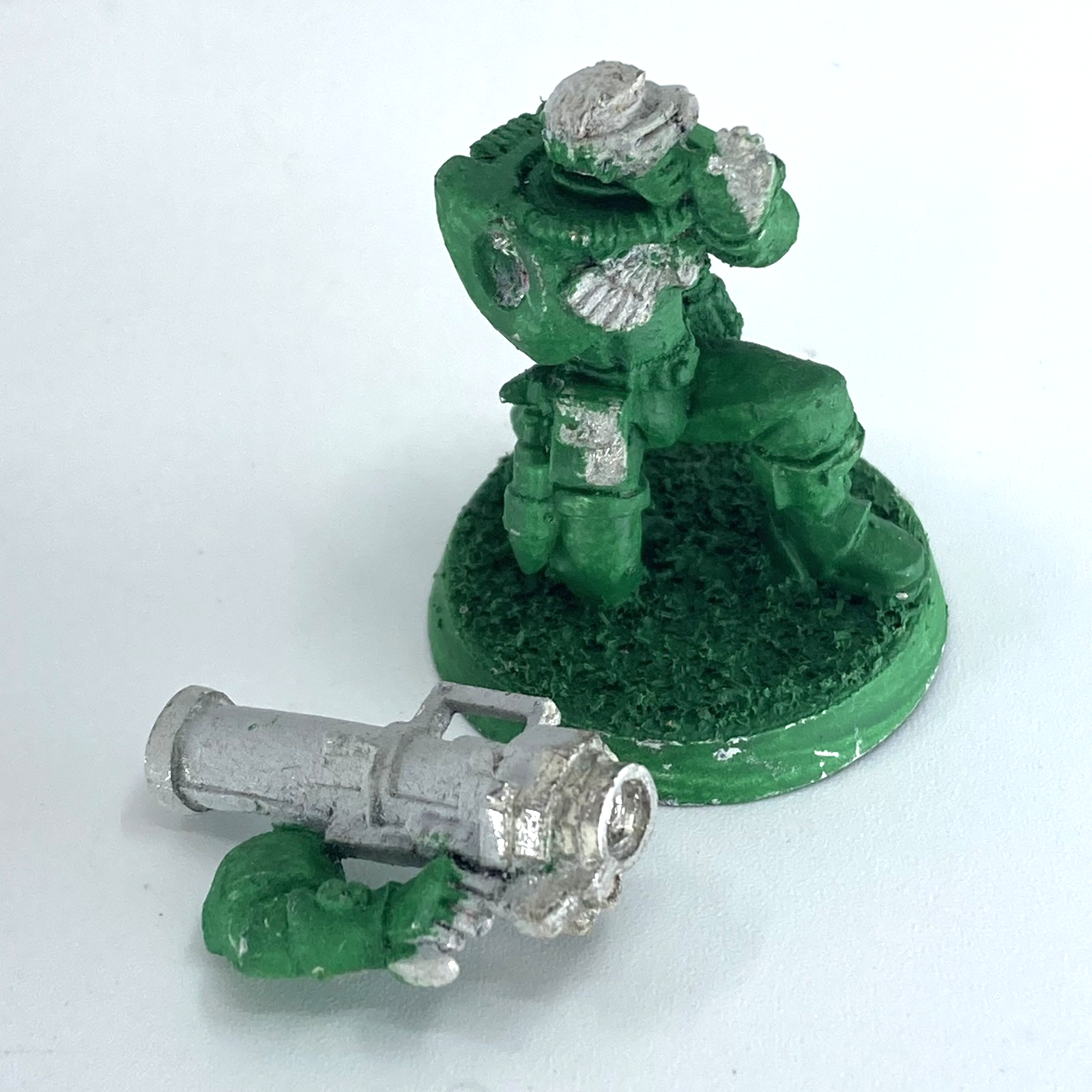 Space Marine Scout Missile Launcher - Warhammer 40K GW Classic Metal X
