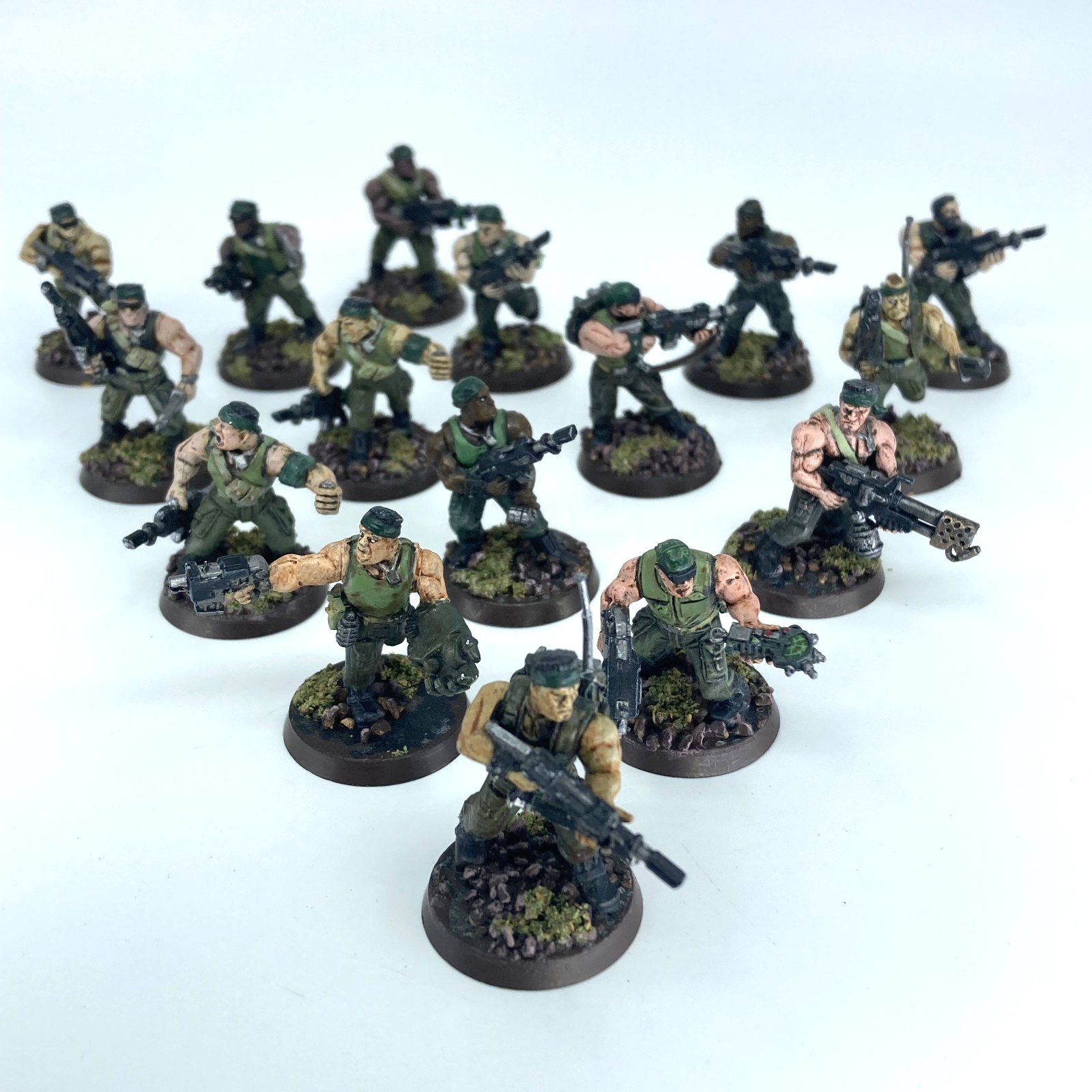 Catachan Infantry - Imperial Guard - Painted Warhammer 40K Games Works