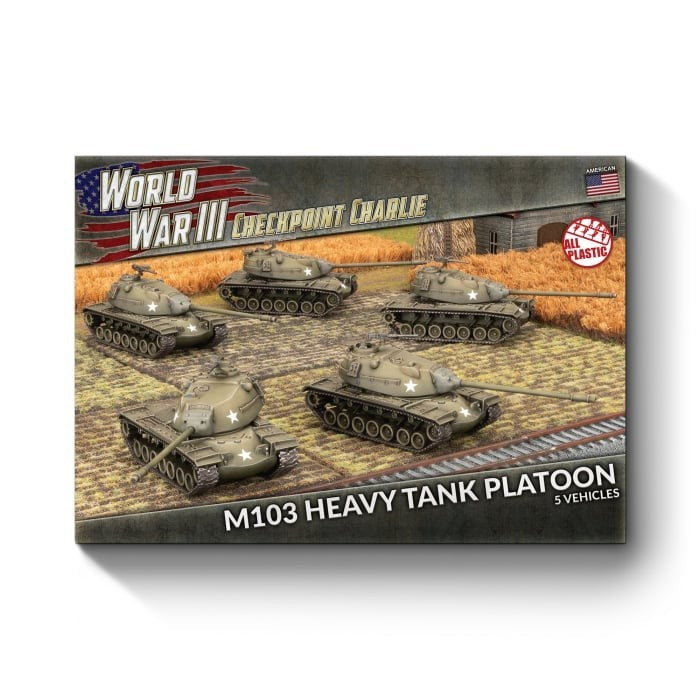 M103 Heavy Tank Platoon - Checkpoint Charlie - Brand New - World War I
