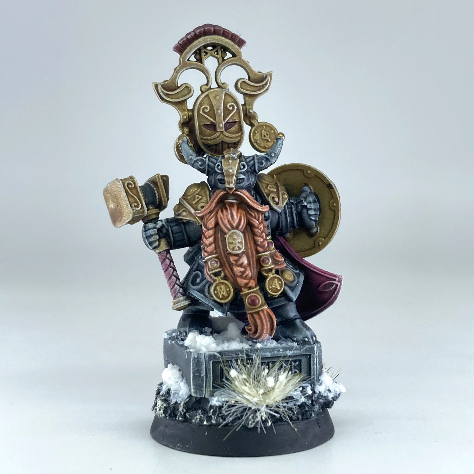 Dwarf Warden King - Cities Of Sigmar - Warhammer Age Of Sigmar Painted