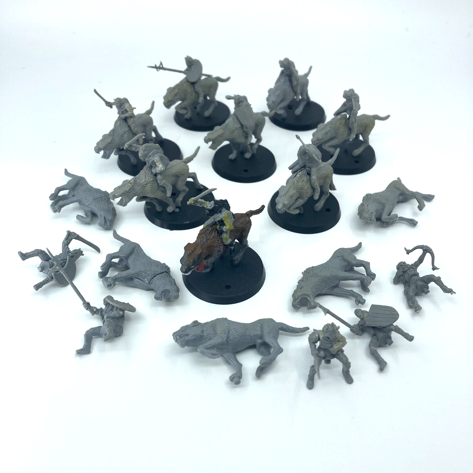 Mordor Warg Rider Lot - Warhammer / Lord of the Rings Games Workshop C