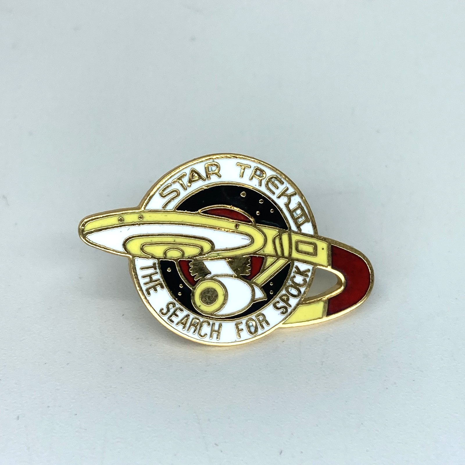 Star Trek The Search For Spock Metal Pin Badge - Star Trek Collectable