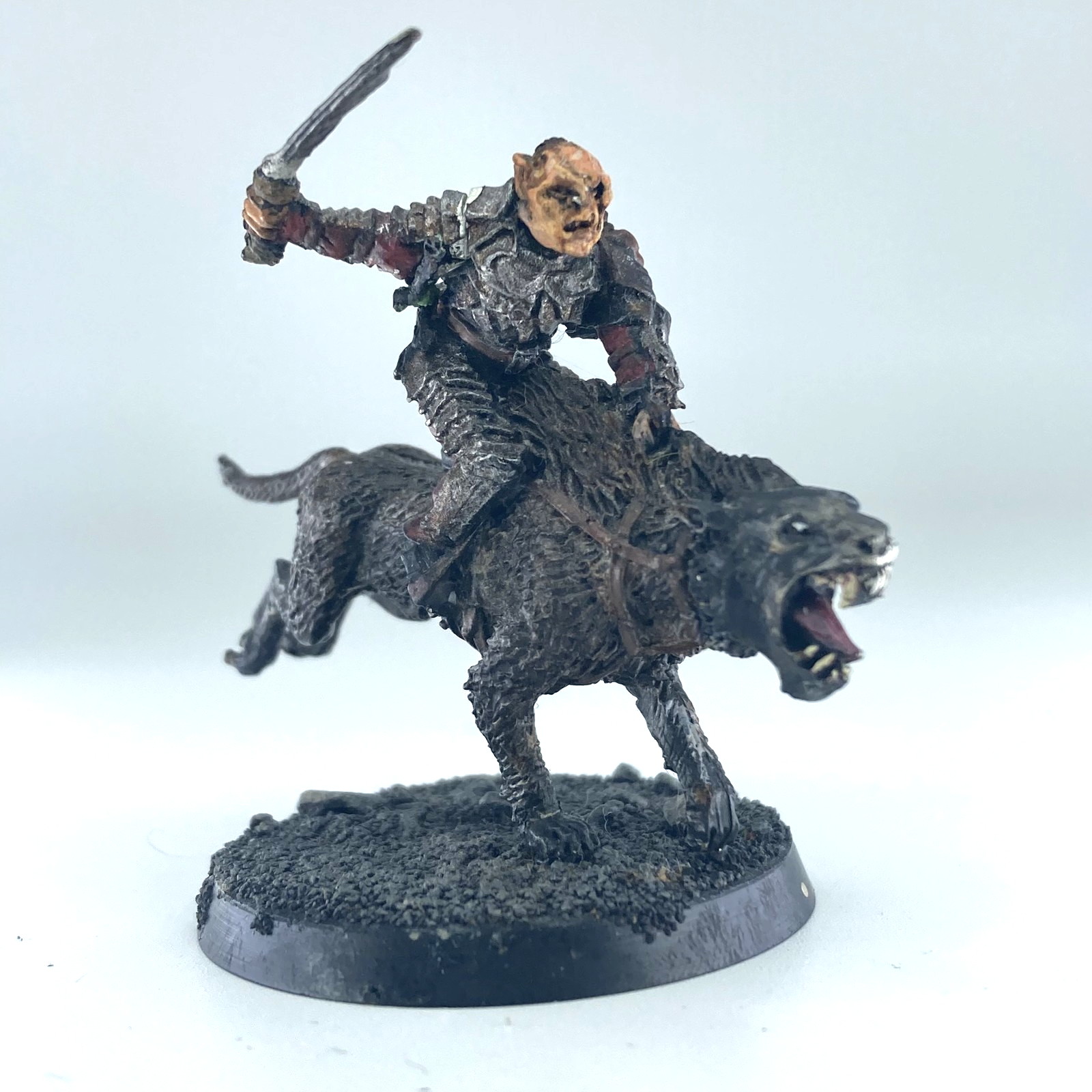 Gothmog On Warg - Mordor - Painted Warhammer / Lord of the Rings Metal