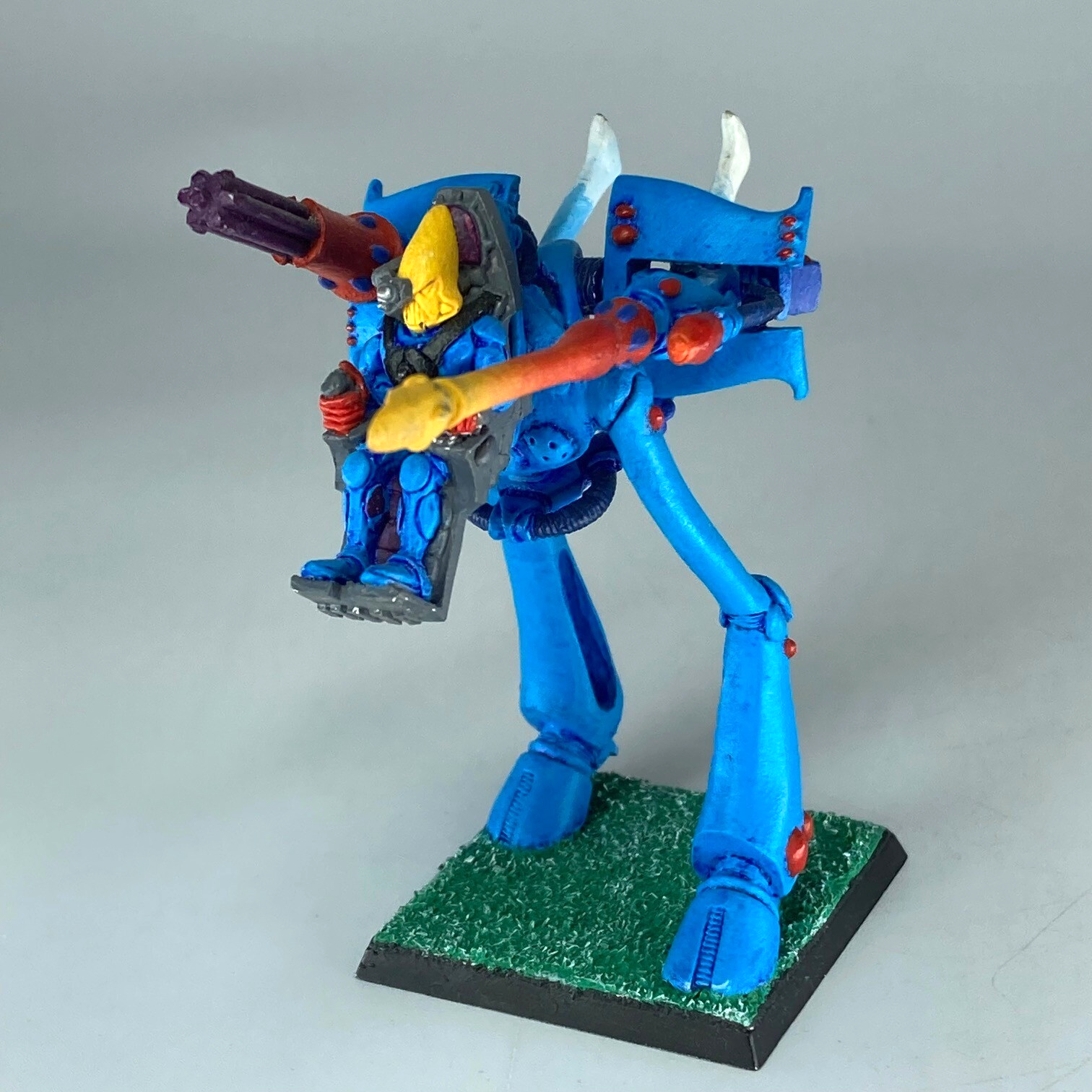 War Walker - Eldar - Painted Warhammer 40K Rogue Trader GW Classic Met