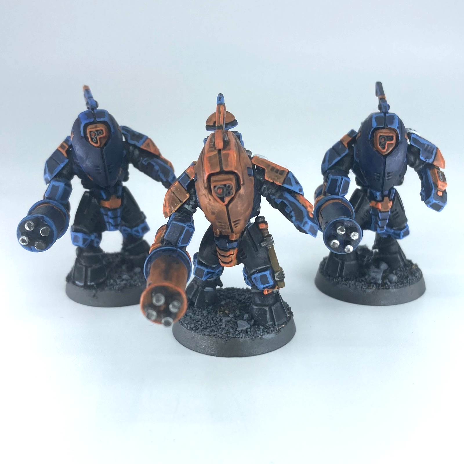 Tau XV-25 Stealth Suits - T'au Empire - Painted Warhammer 40K GW X9450