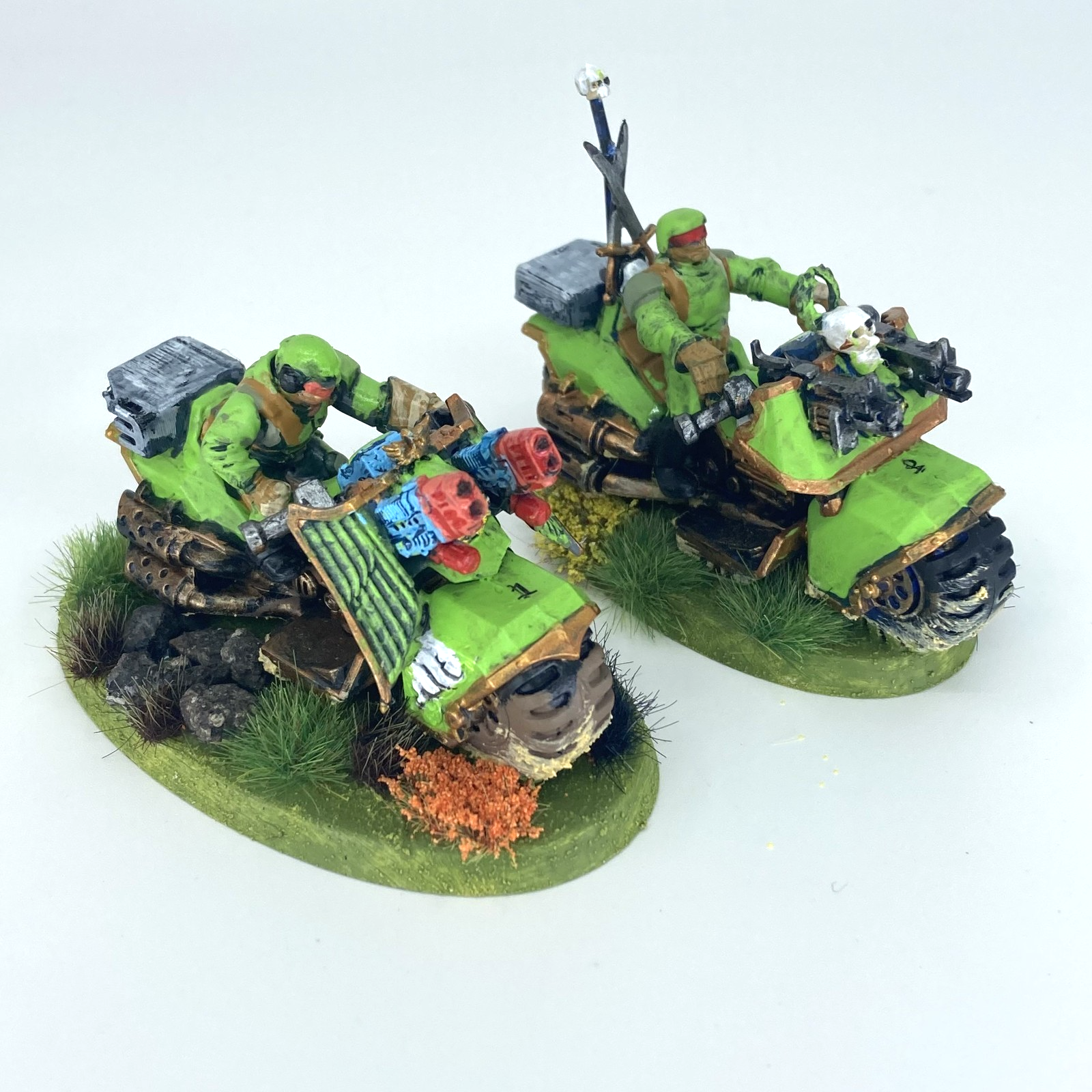 Imperial Guard Bike Squad - Kitbash Proxy - Warhammer 40K Games Worksh